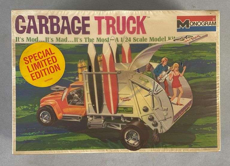 Limited Edition Monogram Garbage Truck Plastic Model Kit - Matthew ...