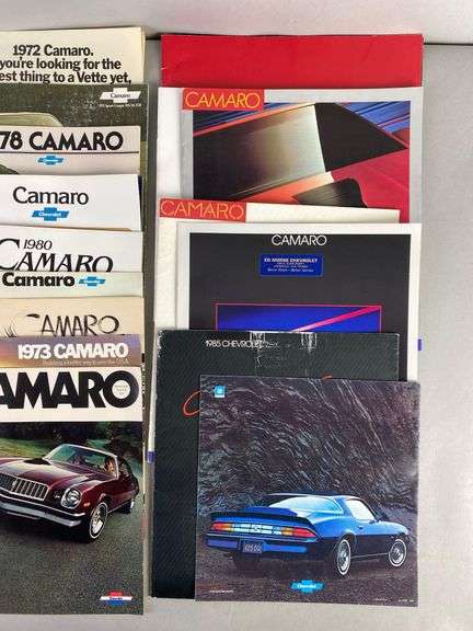 Group of 1960s/70s/80s Chevrolet Camaro Dealership Advertising ...