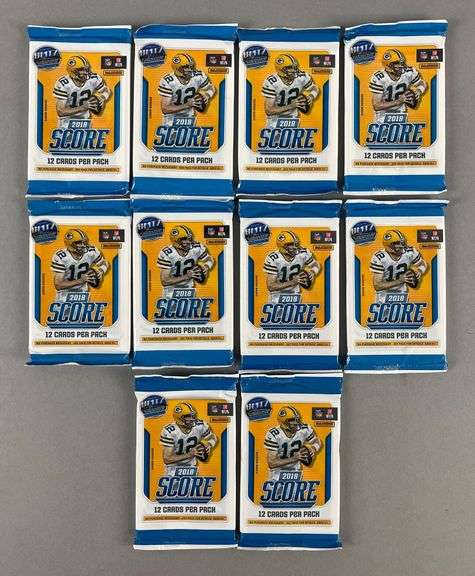 10 - 2018 Score Football Packs - Matthew Bullock Auctioneers