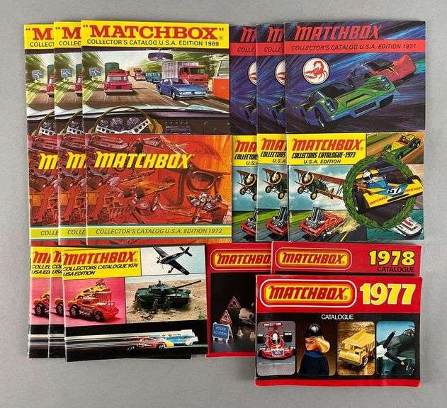 Group of Matchbox 1970s Die-Cast Vehicle Catalogs - Matthew Bullock ...
