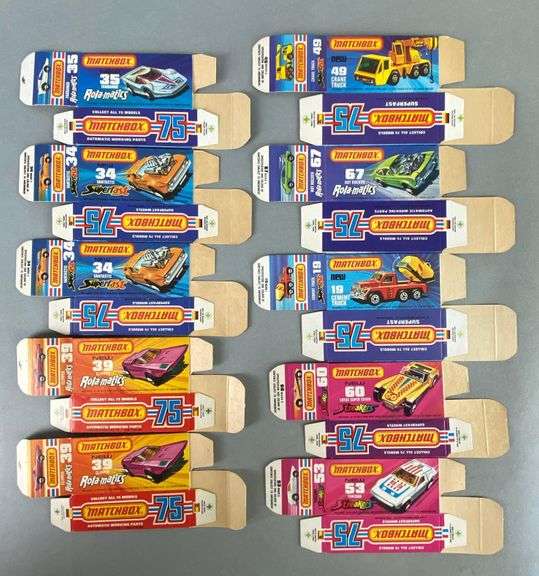 Group of 10 Matchbox J Type Boxes - Matthew Bullock Auctioneers