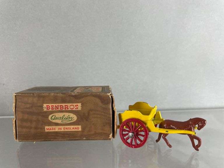 Vintage Benbros No. 6 Die-Cast Milk Cart - Matthew Bullock Auctioneers