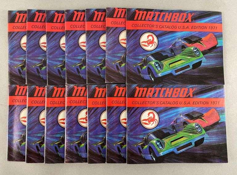 Group of Matchbox 1971 Die-Cast Vehicle Catalogs - Matthew Bullock ...