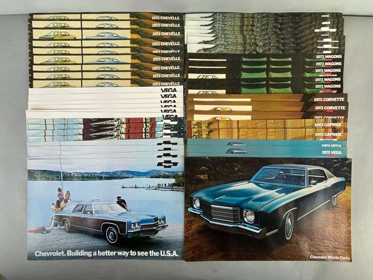 Group of 1970s Chevrolet Automobile Posters - Matthew Bullock Auctioneers