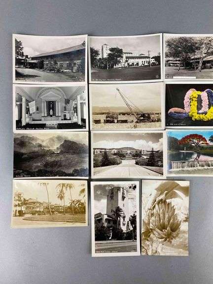 Postcards - 15 Real Photo Hawaii - Matthew Bullock Auctioneers