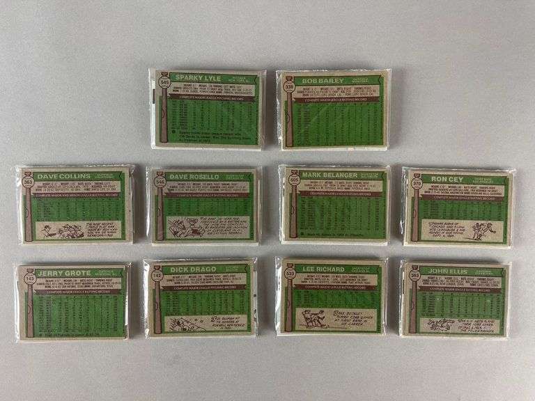 1976 Topps Baseball West Corps. Cello Fun Pack Vending Box of 20 with ...