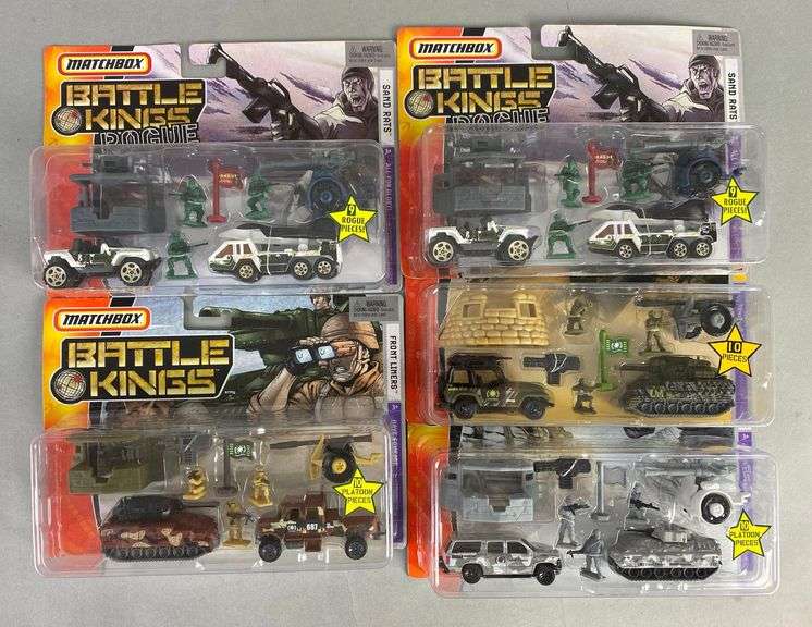 Group of 5 Matchbox Battle Kings Toy Sets - Matthew Bullock Auctioneers