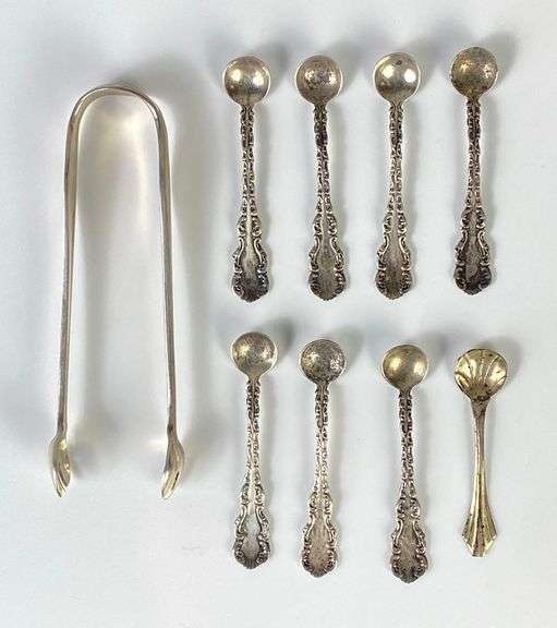 Group of Sterling Silver Salt Spoons and More - Matthew Bullock Auctioneers