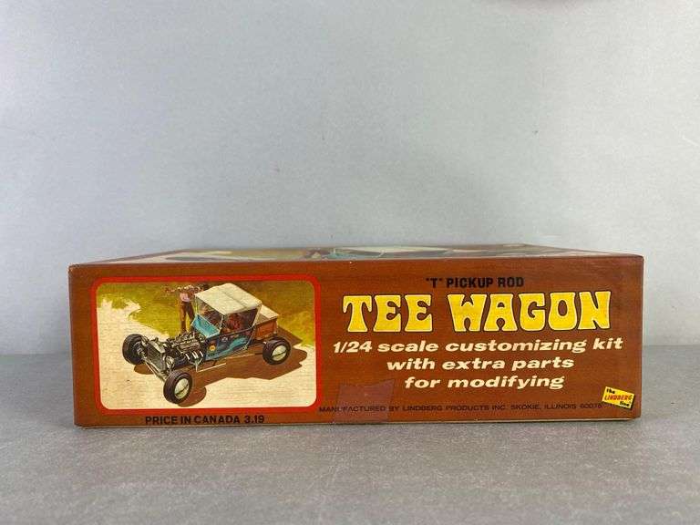 1970 Lindbergh T Pickup Rod Tee Wagon Plastic Model Kit - Matthew ...