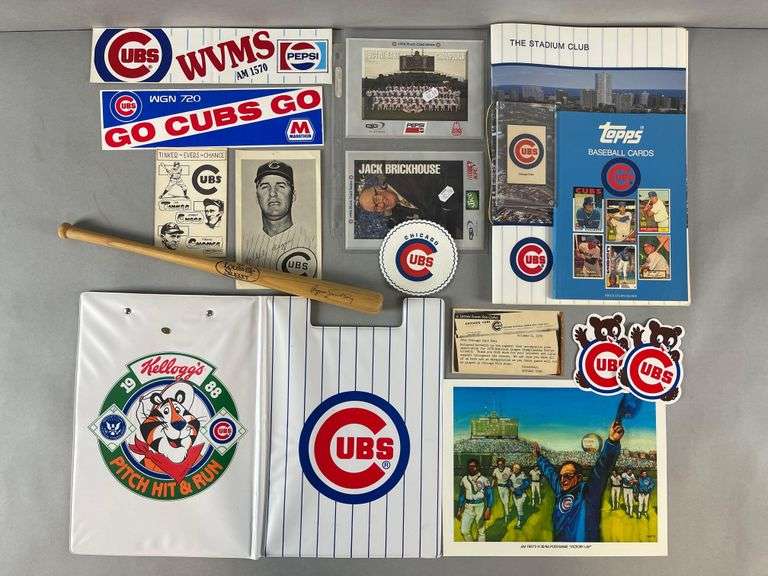 Group of Chicago Cubs Memorabilia - Matthew Bullock Auctioneers