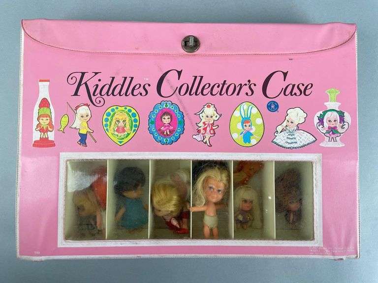 1967 Mattel Kiddles Collectors Case with Liddle Kiddle Dolls - Matthew ...