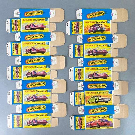 Group of 10 Matchbox Superfast G Type Boxes - Matthew Bullock Auctioneers
