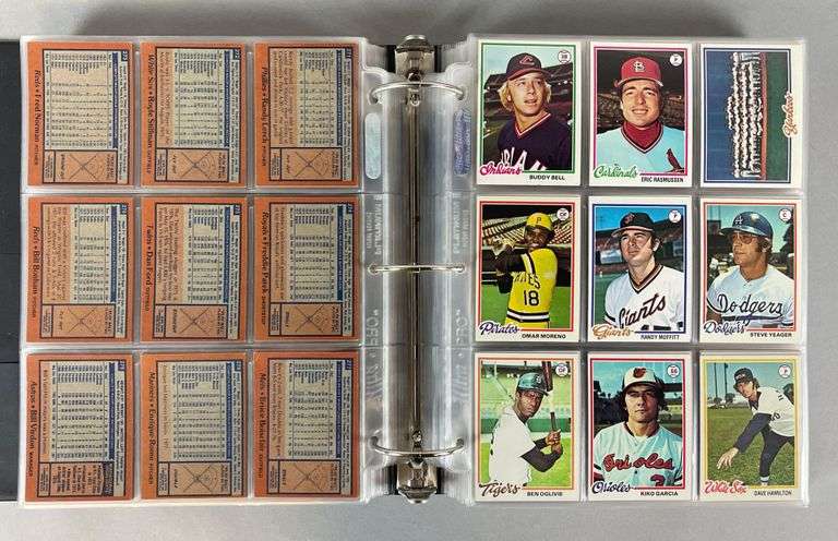 1978 Topps Baseball Complete Set - Matthew Bullock Auctioneers