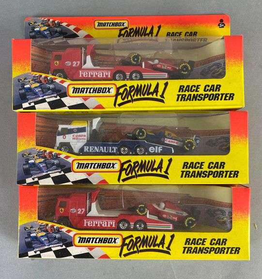 Group of 3 Matchbox Formula 1 Die-Cast Race Car Transporters - Matthew ...