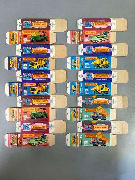 Group of 10 Matchbox J Type Boxes - Matthew Bullock Auctioneers
