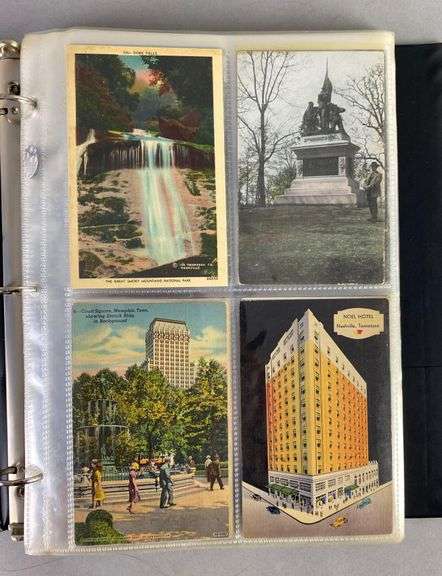 Postcards - 100+ Tennessee State - Matthew Bullock Auctioneers