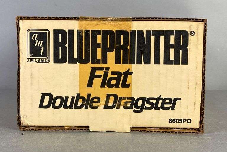 AMT ERTL Blueprinter FIAT Double Dragster Plastic Model Kit - Matthew ...
