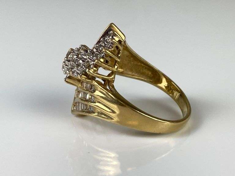 14K Gold Diamond Ring - Matthew Bullock Auctioneers