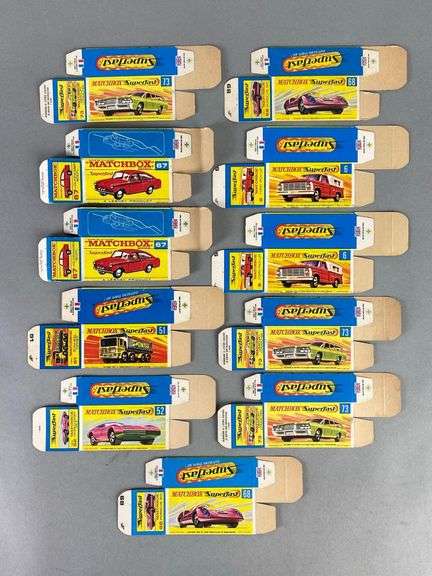 Group of 11 Matchbox F Type Boxes - Matthew Bullock Auctioneers