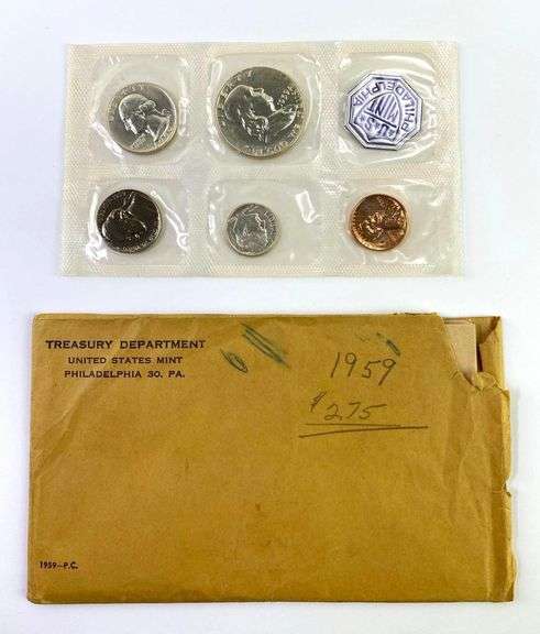 1960 US Silver Proof Coin Set - Matthew Bullock Auctioneers