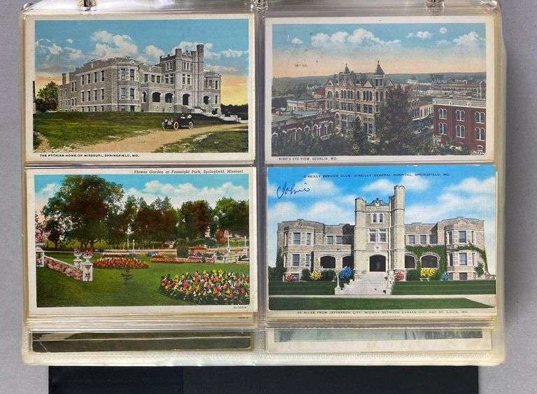 Postcards - 210+ Missouri State - Matthew Bullock Auctioneers