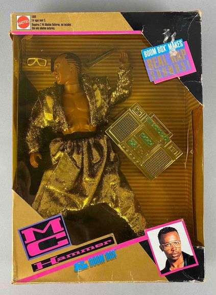 Mattel MC Hammer and Boom Box Doll - Matthew Bullock Auctioneers