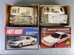 Group of 4 1960s Ford Mustang Plastic Model Kits - Matthew Bullock ...
