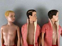Vintage Group of 3 Mattel Ken Dolls with Original Boxes - Matthew ...
