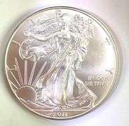 2011 US Mint Silver American Eagle 1 oz .999 Fine - Matthew Bullock Auctioneers