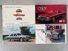 Group of Vintage GM Dealership Advertising Brochures - Matthew Bullock ...