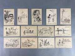Postcards - 26 Children of WW2 Set - Matthew Bullock Auctioneers
