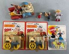 Group of Vintage Popeye Die-Cast Vehicles and Figures - Matthew Bullock ...
