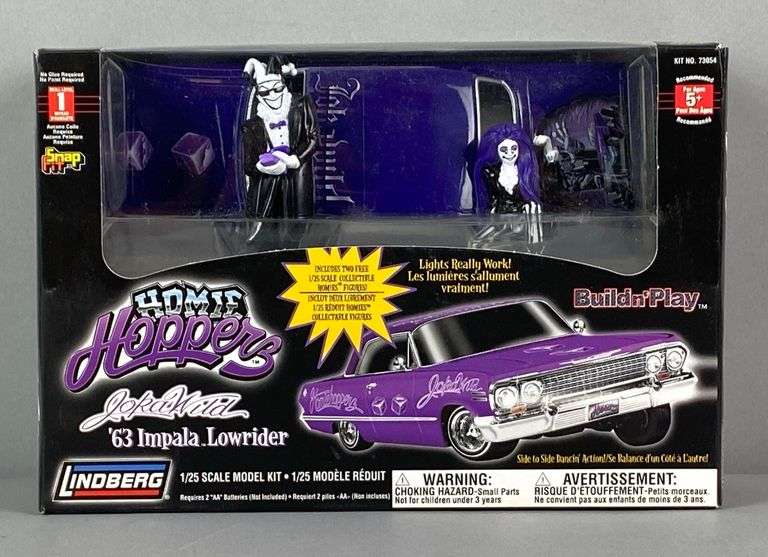 Lindberg Homie Hoppers JokaWild 63 Impala Lowrider Plastic Model Kit ...