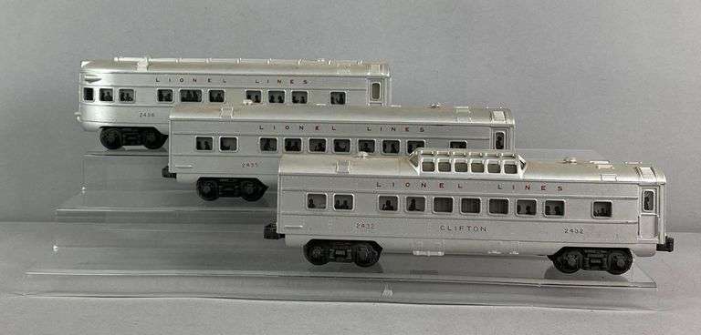 Group of 3 Lionel Lines O Scale Passenger Cars - Matthew Bullock ...