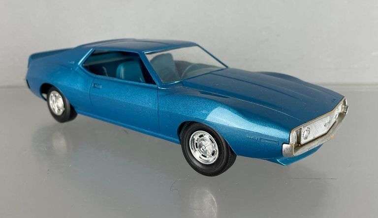 1971 AMC Javelin Electric Blue Metallic Dealership Promo Car - Matthew ...