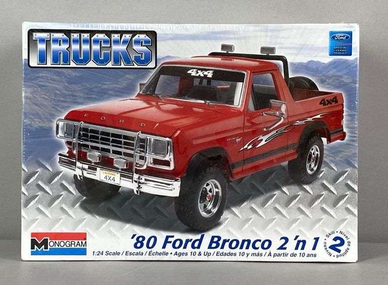 Monogram Trucks 1980 Ford Bronco 2 n 1 Plastic Model Kit - Matthew ...
