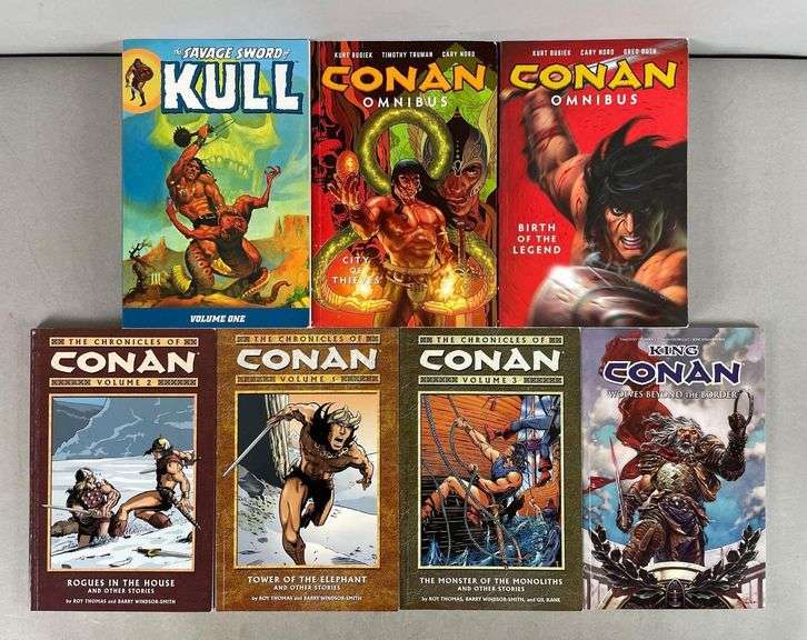 Group of Conan Graphic Novel Books - Matthew Bullock Auctioneers