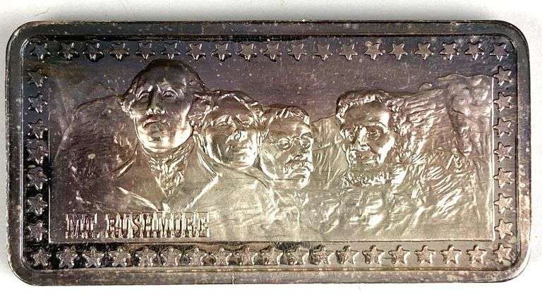 The Hamilton Mint Wonders of America Mount Rushmore 1 oz .999 Fine ...