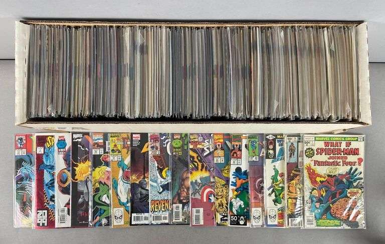 Long Box of Marvel Comic Books - Matthew Bullock Auctioneers