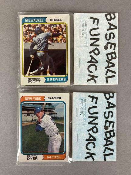 1974 Topps Baseball West Corps Cello Fun Pack - Matthew Bullock Auctioneers