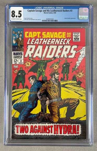 CGC Graded Marvel Comics Captain Savage and his Leatherneck Raiders No ...