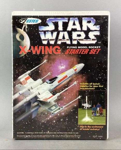Estes Star Wars X Wing Flying Model Rocket - Matthew Bullock Auctioneers