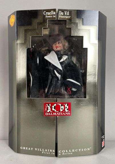Mattel Disney Cruella De Vil Barbie Fashion Doll - Matthew Bullock ...