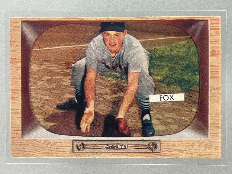 1955 Bowman Nellie Fox #33 - Matthew Bullock Auctioneers