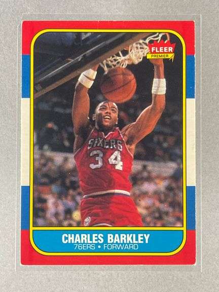 1986 Fleer Charles Barkley #7 Rookie - Matthew Bullock Auctioneers