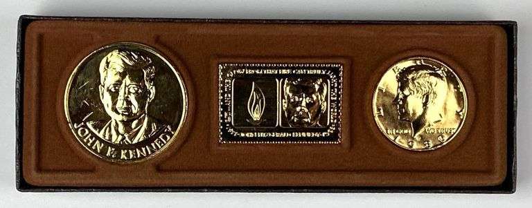 1980 The American Treasury Mint John F Kennedy Commemorative Coin Set ...