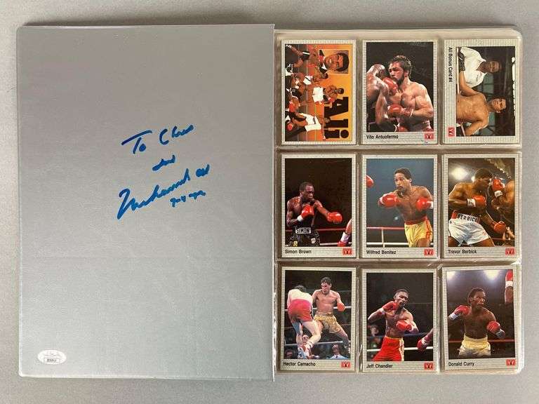 Muhammad Ali Signed 1991 All World Boxing Binder with Complete Set and ...