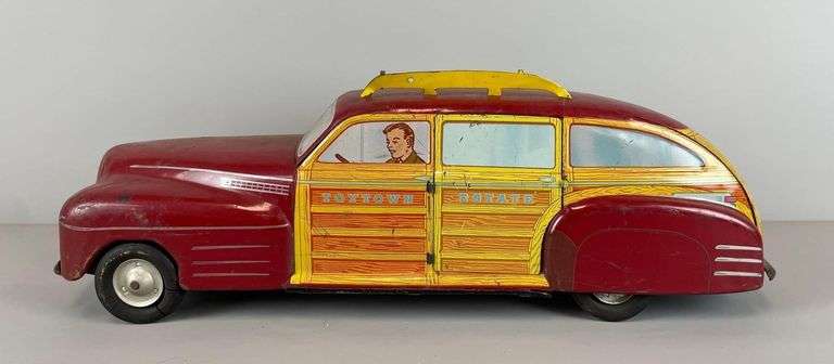 Vintage Wyandotte Toytown Estate Pressed Steel Station Wagon - Matthew ...