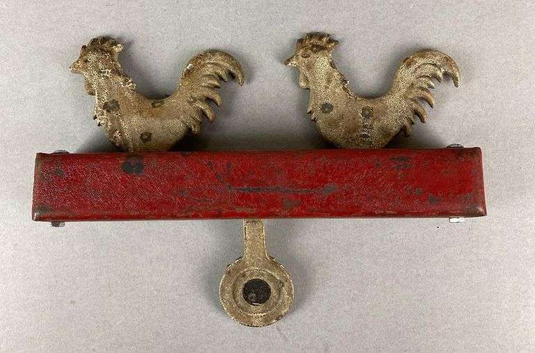 Antique Cast Iron Knock Down Shooting Target - Matthew Bullock Auctioneers