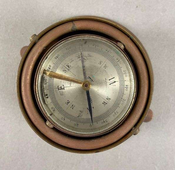 Antique French Nautical Compass - Matthew Bullock Auctioneers